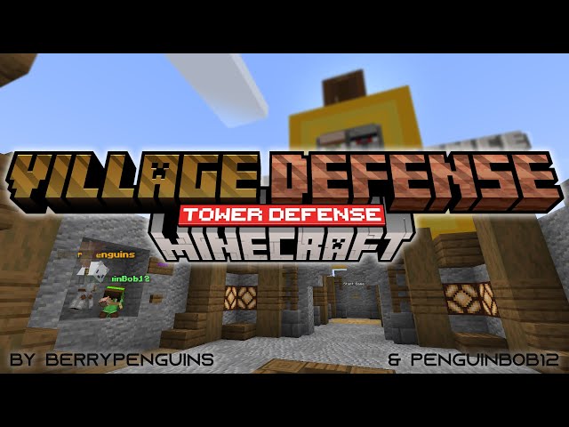 Village Defense (Java Tower Defense) Minecraft Map