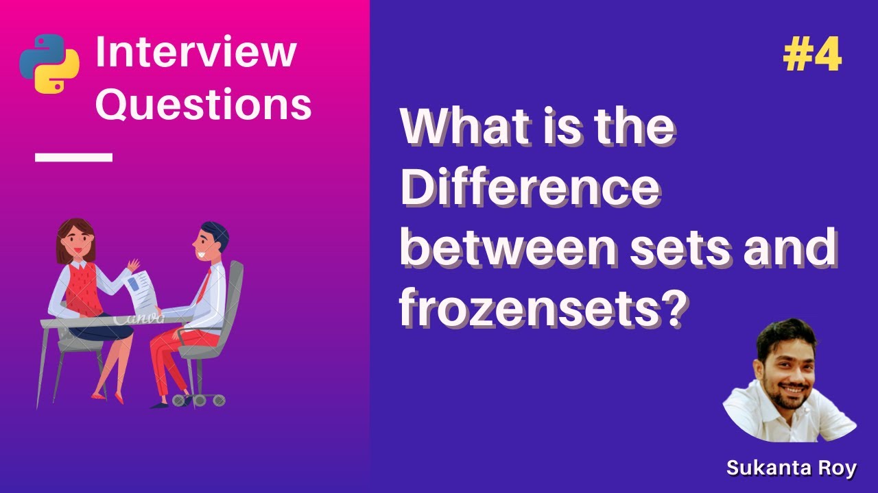 Set vs frozenset in Python | Python Interview Questions #4