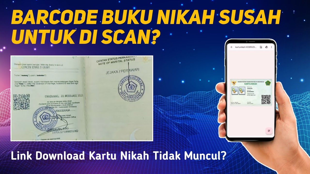 How to Solve the Problem of Difficulty Scanning a Marriage Certificate Barcode || Digital Marriag...