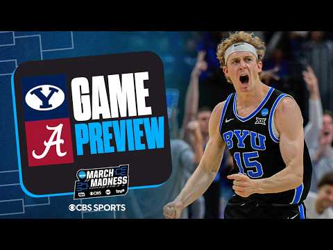 Sweet 16 Game Preview: No. 6 BYU vs No. 2 Alabama | 2025 March Madness