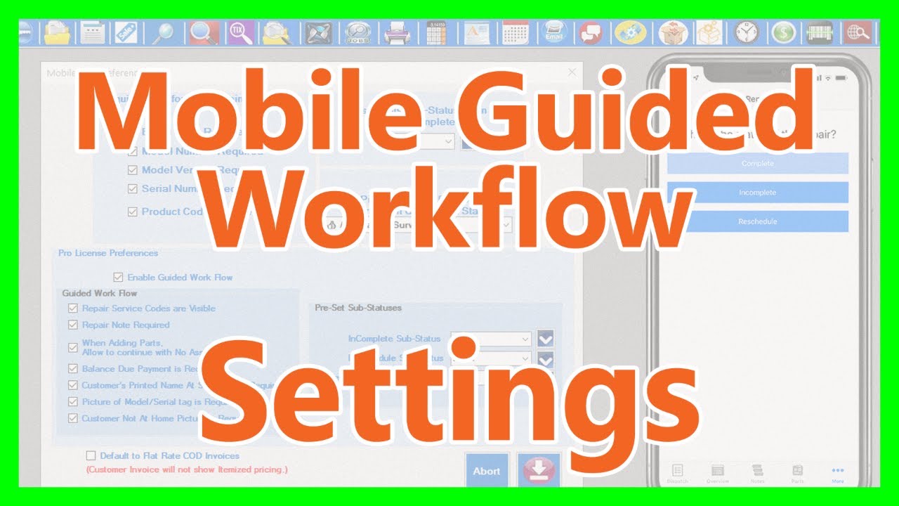 [CDA Training] Mobile Guided Workflow Settings