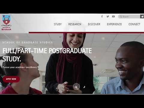 Interviews with... University Of Botswana website, how it works