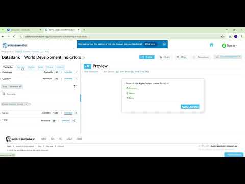 How to collect data for Excel from WDI I World Bank Data