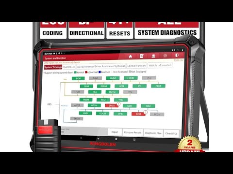 Kingbolen K10 Scanner - Awesome Value and it does alot - Bi Dorectional - Best Shop Scan Tool