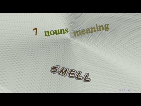 smell - 8 nouns synonym to smell (sentence examples)