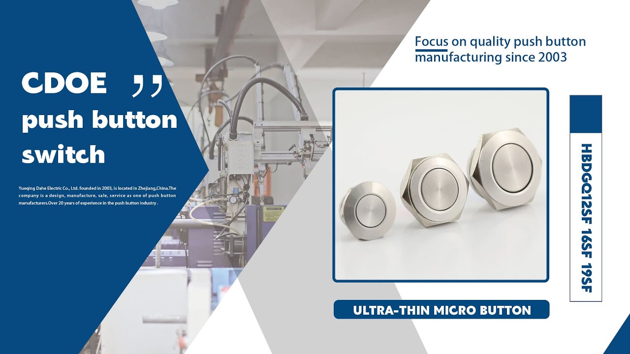 What are the different types of micro travel push button switches？ | 12mm ip67 ss micro switch