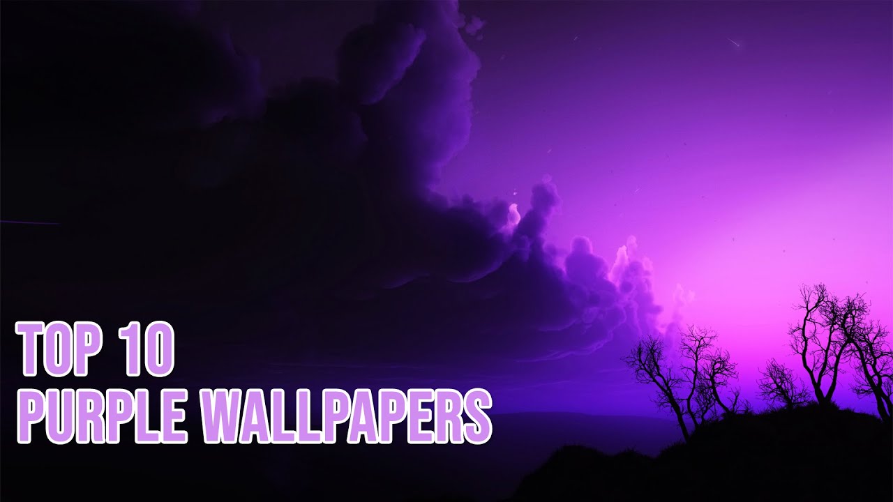 TOP 10 PURPLE WALLPAPERS ON WALLPAPER ENGINE 2021!