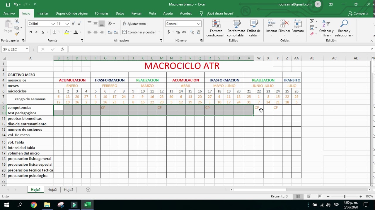 Macrociclo ATR