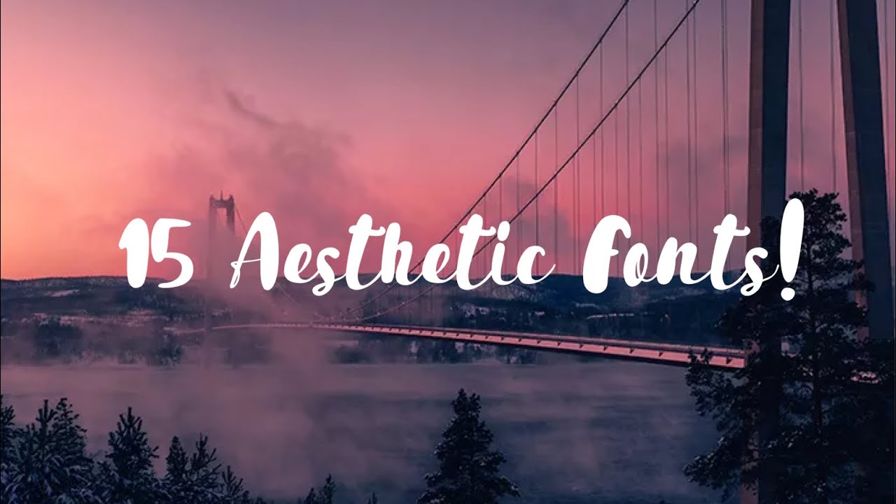 🤍 15 Aesthetic Fonts! 🤍 || dafont ||