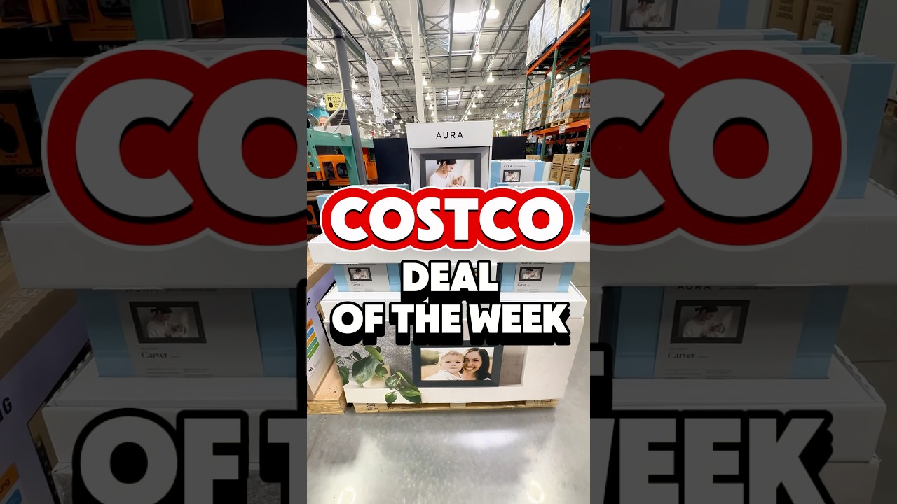 🔥 Costco Deal! Aura Carver Stone Digital Frame On Clearance #costcofinds #digitalframe #giftidea