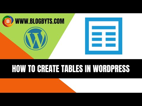 How to create tables in WordPress | Table Builder Plugin | Responsive Table In WordPress