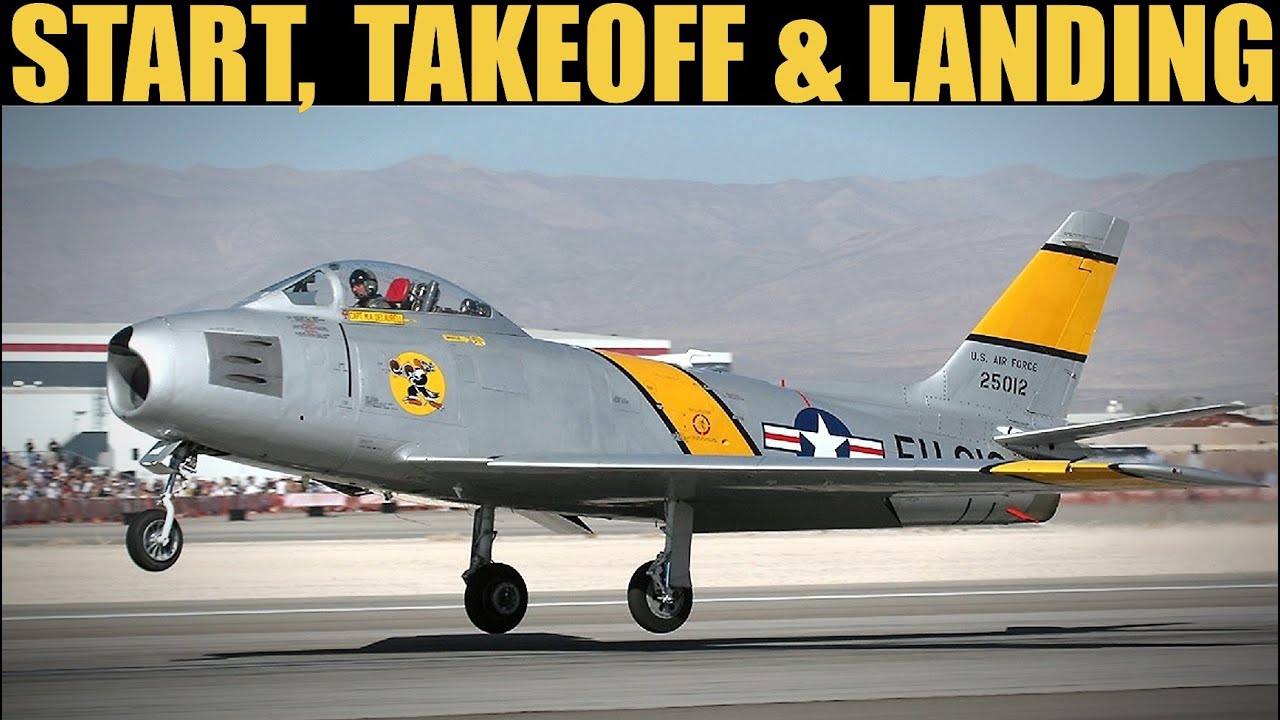 F-86F Sabre: Cold Start, Takeoff & Landing Tutorial | DCS WORLD