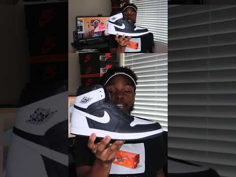 AIR JORDAN 1 RETRO "BLACK & WHITE" 2024! REVIEW & ON FEET THE MATERIAL IS PRETTY DARN GREAT!
