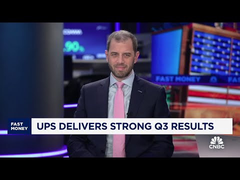 UPS cleared a 'low bar' in Q3, says Barclays' Brandon Oglenski on his downgrade