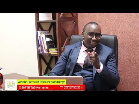 Types of Title deed in Kenya | History of Kenya | Emmaus Land Ownership Series | #AskEmmaus