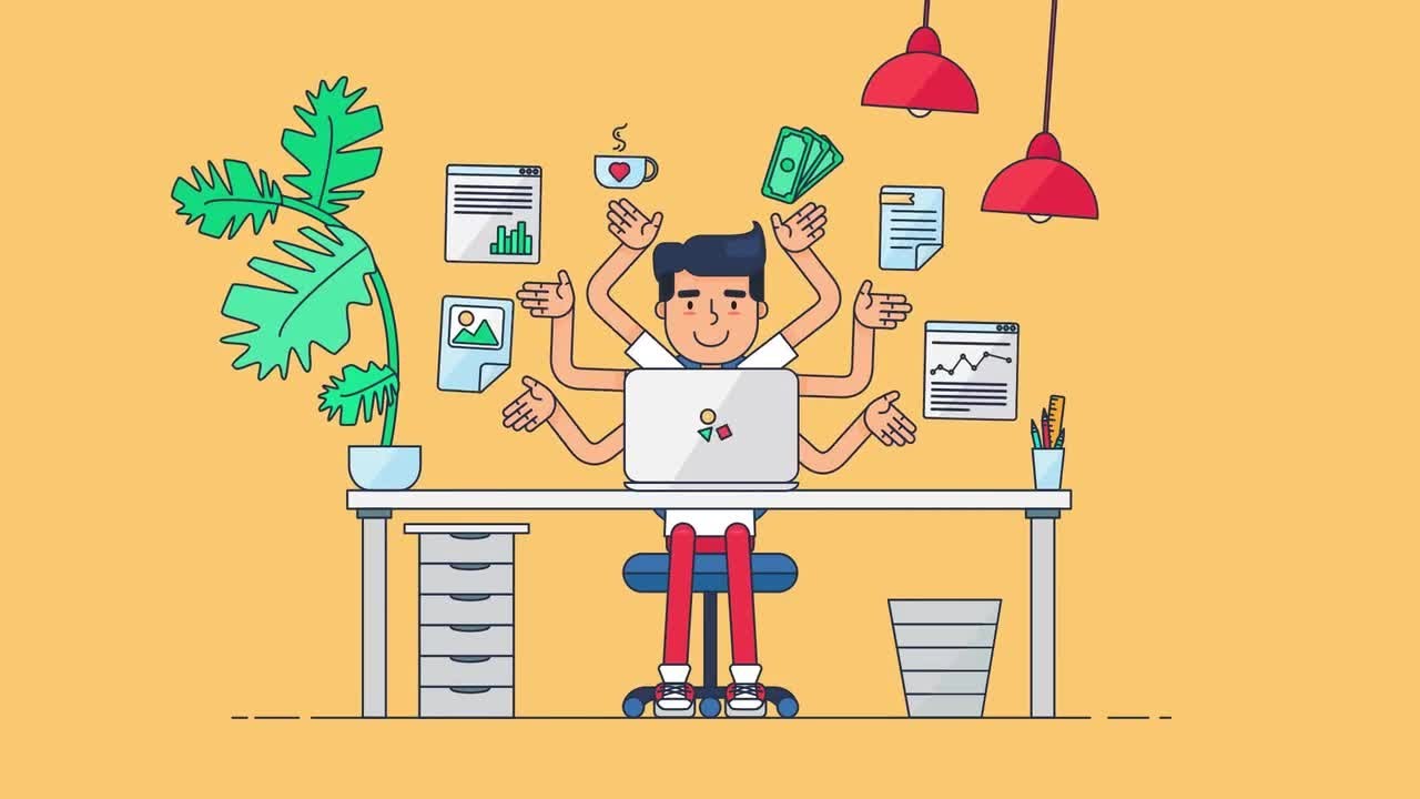 Creative Workspace Motion Graphics