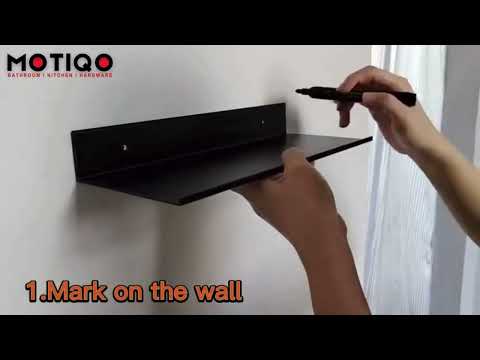 MOTIQO Metal Photo Frame Stand for Wall Mount, Shelves, Wall Mounted Floating Shelf Shelves