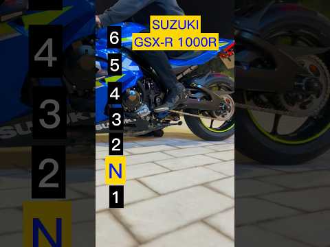 Maximum speed for each gear on a Suzuki GSX-R 1000R