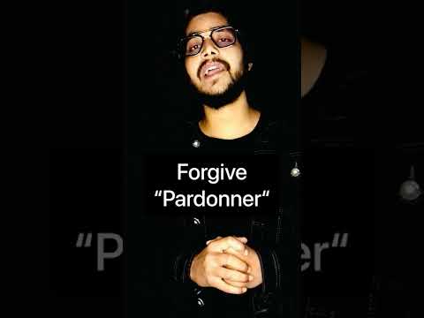How to say "Sorry"and "Forgive in french| Learn French with Kabir|#Shorts