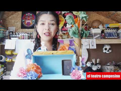 Video: Dia de los Muertos Shoebox Altar 2020 - LESSON #3 - Artelize.