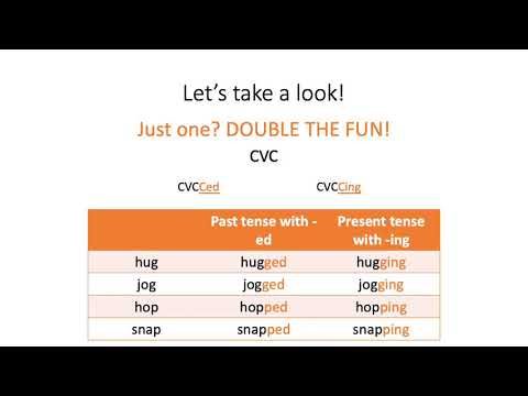 Adding -ED and -ING Endings!