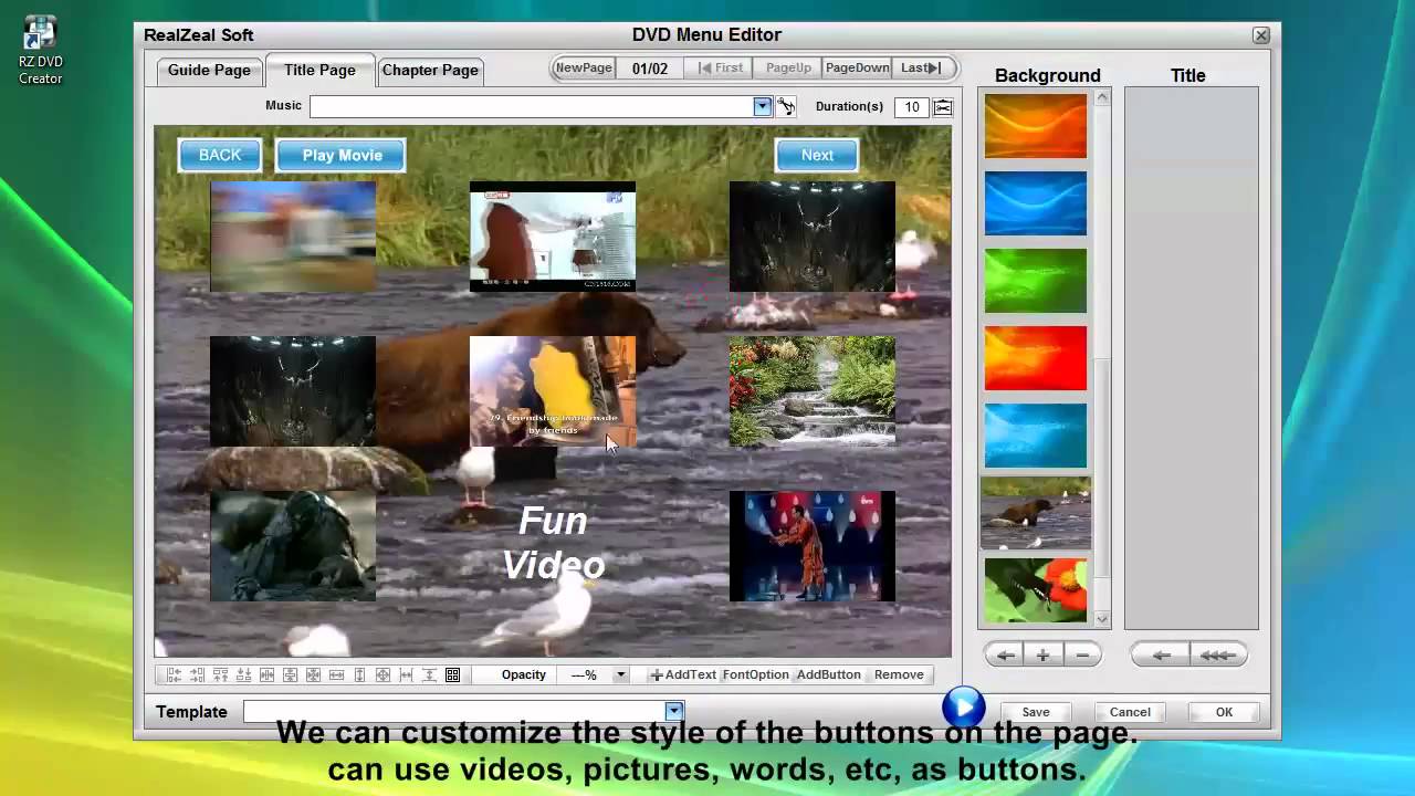 Create video DVD with cool DVD menu from any movies