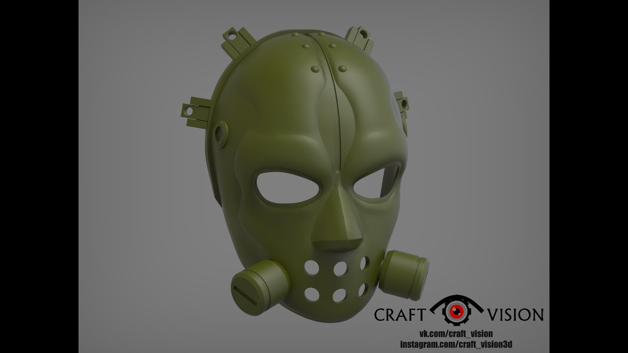 Nikaido Mask 3D print Model