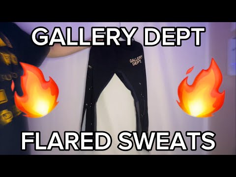 GALLERY DEPT FLARED SWEATS [BLACK] IN-DEPTH LOOK
