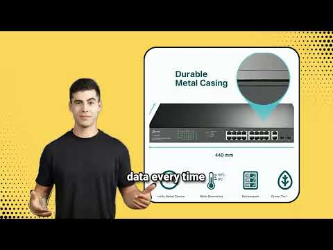 TP Link TL SG1218MP, 16 Port Gigabit PoE Switch 16 PoE+ Ports @250W