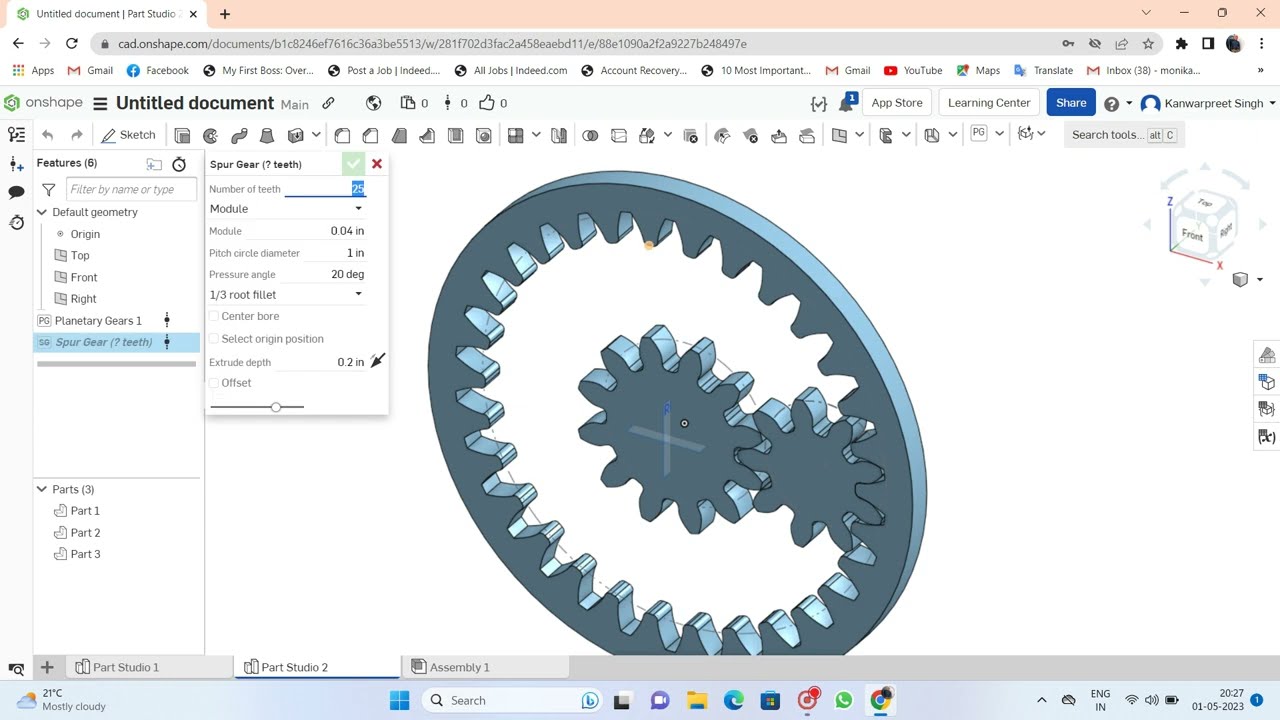 How to Add Custom Features in Onshape | Onshape Tips #cad #onshape#cadcam #cadcamtutorials