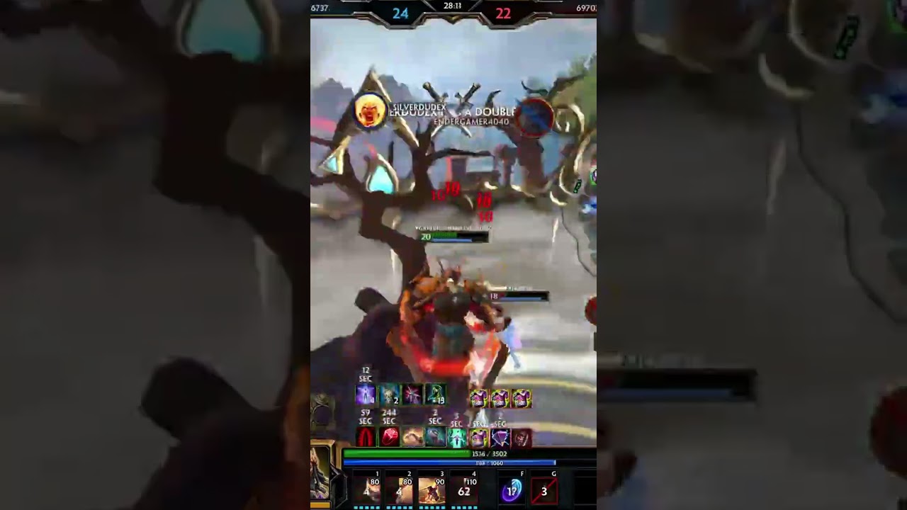 HUGE GILGAMESH ULT  #shorts #smite #smitegameplay #spl
