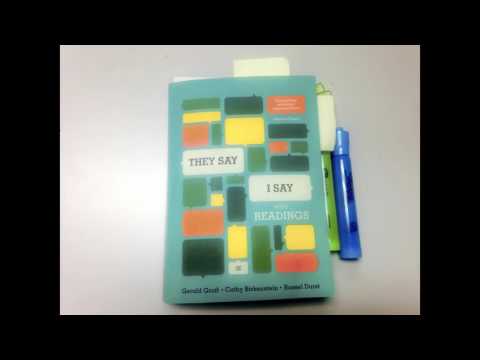 They Say/ I Say "As A Result"