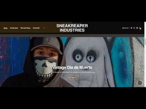 SneakReaper Industries | Store using Next Shopify Theme | A Walkthrough