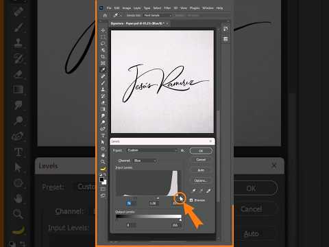 ✒️ Digitize Your Signature Into a Transparent Background in Photoshop!