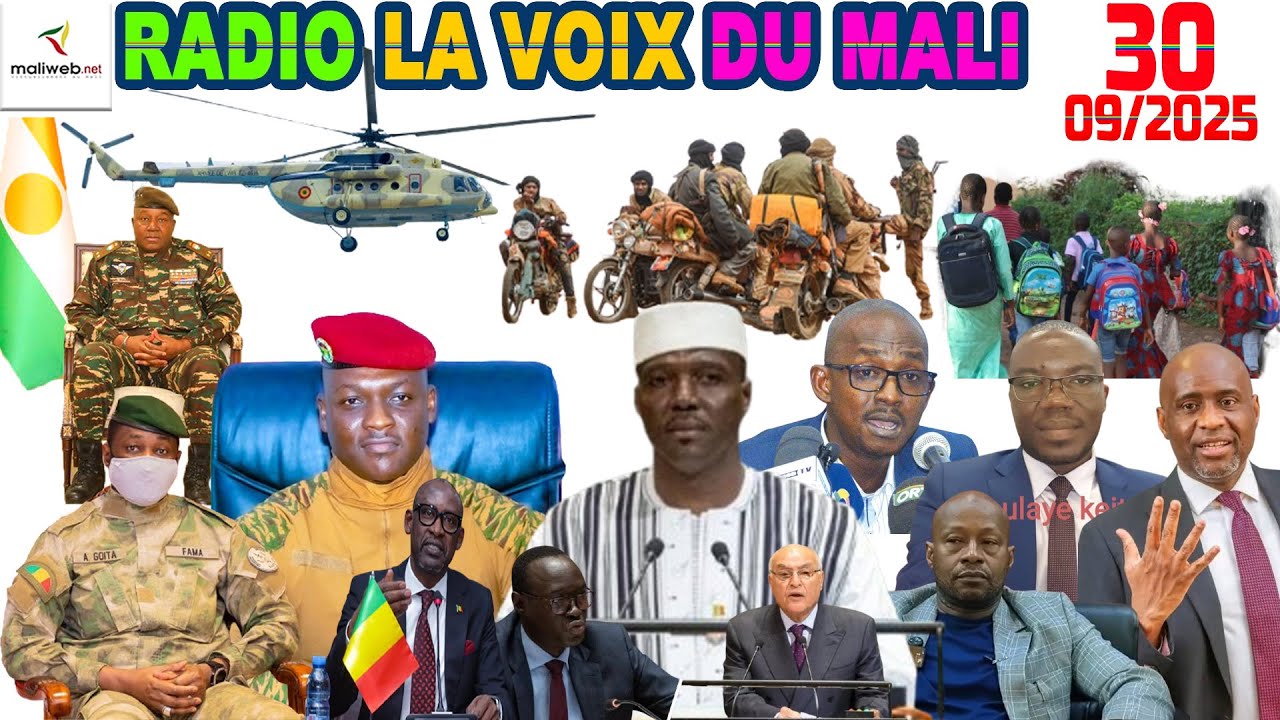 La Revue de Presse de la RADIO LA VOIX DU MALI du 30 Septembre 2025 ...