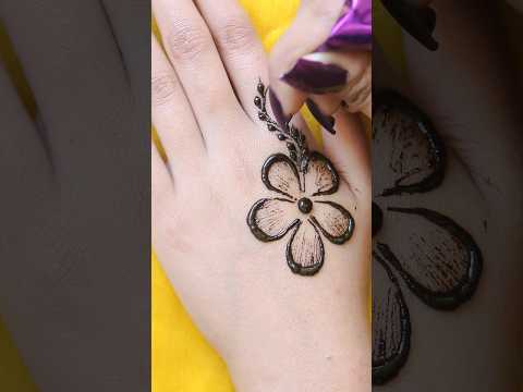 flower henna / mehndi #hennabysid #shinewithshorts #shorts
