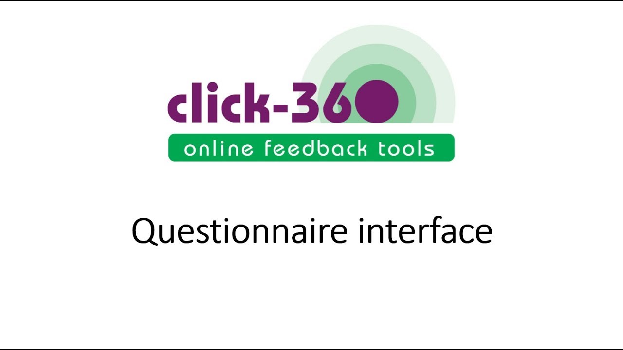 click-360 Questionnaire Interface