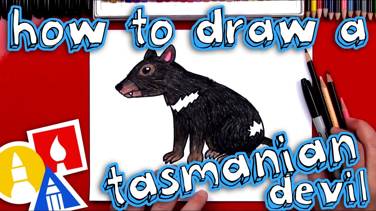 How To Draw A Realistic Tasmanian Devil
