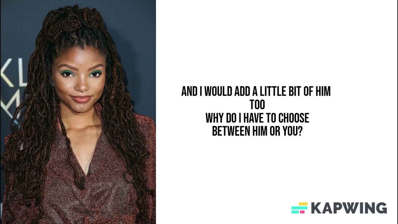 Halle Bailey ~ Potion Lyrics