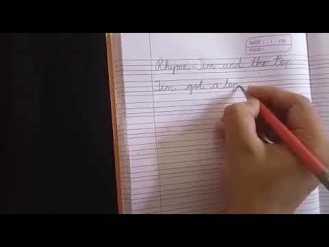 Tim and the top.(Std-2)(Subject - Cursive writing)
