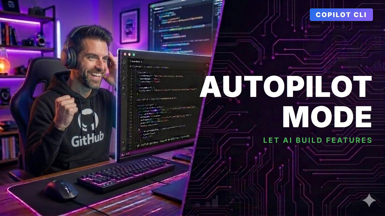 GitHub Copilot CLI — Autopilot & Delegation: Let AI Build Your Features (EP05/12)