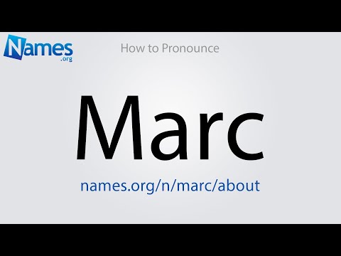 How to Pronounce Marc