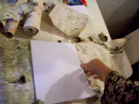 Nancy Today: Birchbark book cover ASMR Birchbark