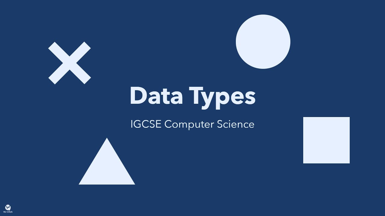 IGCSE Computer Science: Data Types