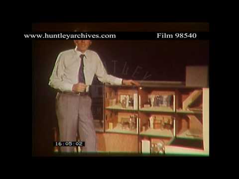 Use of Fire Doors prevents fire spread. Archive film 98540