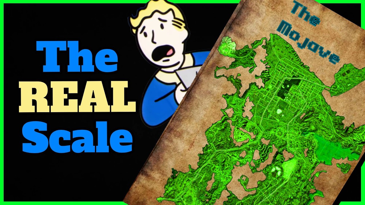 The Actual Size of Fallout's Maps - Smallest to Largest