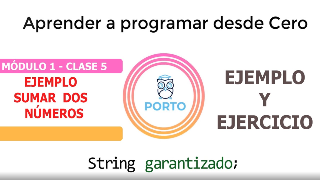 ✅ [M1:C6 SUMA DE DOS NÚMEROS]  - JAVA  DESDE CERO 🚀