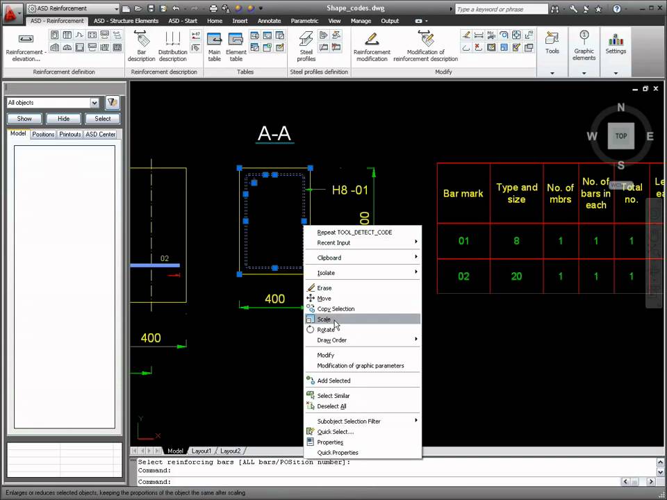 AutoCAD 2011 Structural Detailing Tutorial: Reinforcement Bar Definition