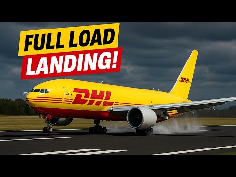 DHL Boeing 777 Terrifying Crosswind Landing at El Dorado Airport | Pilot's Incredible Skill!