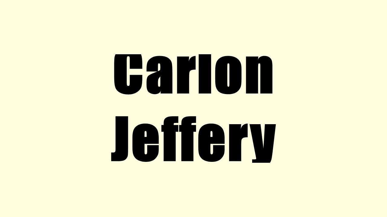 Carlon Jeffery